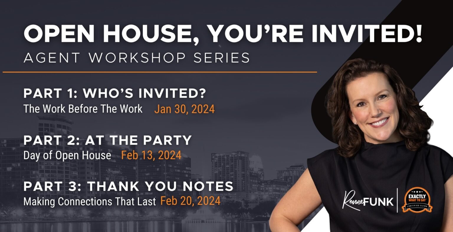 WEBINAR: Open House You're Invited - Real Estate Agent Workshop ...